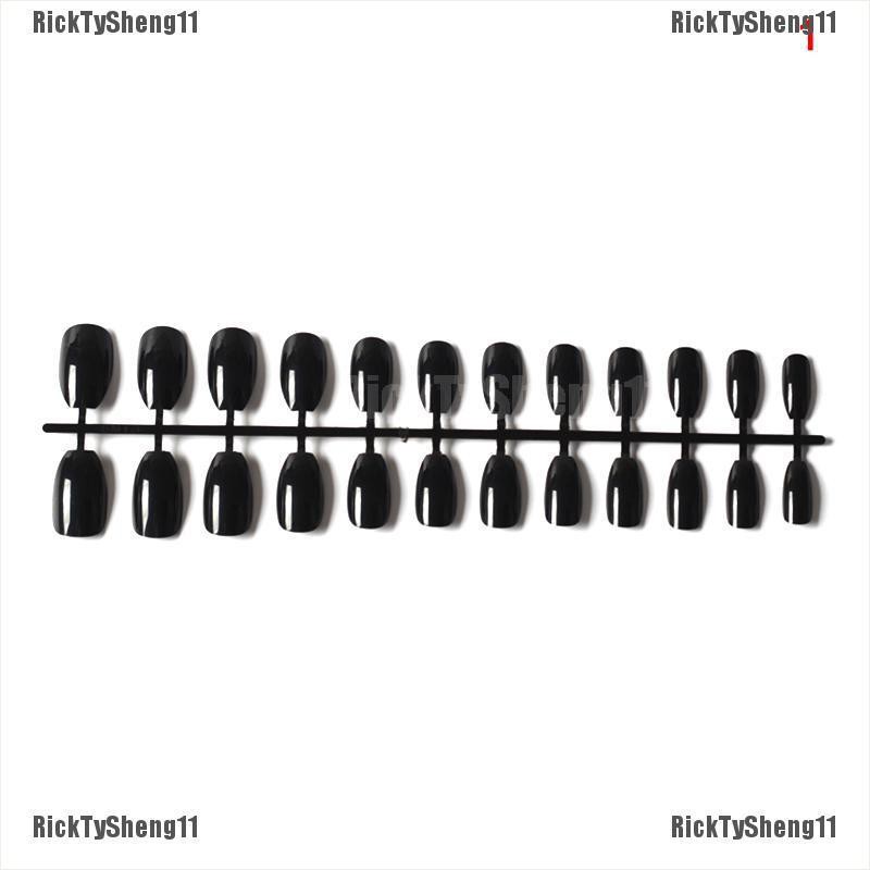 [cod]rts 24pcs Design False French Nails Full Nail Tips Fake Art Cover