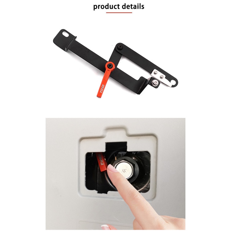 For Pajero V97V93V87 2012 2018 trunk escape lock device rear tail door ...