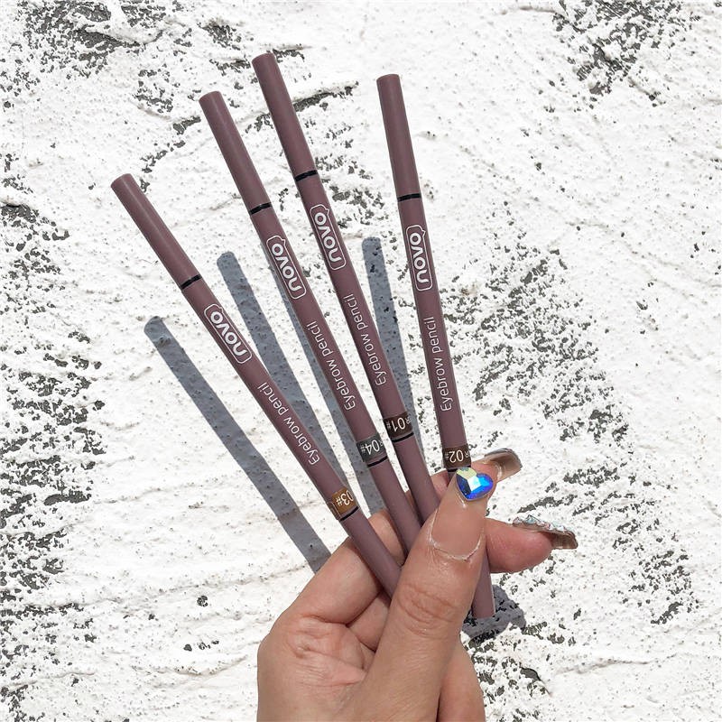 ดินสอเขียนค้วิ ดินสอเขียนคิ้ว NOVO ultra-fine fine core หัวปรับพิเศษ ...