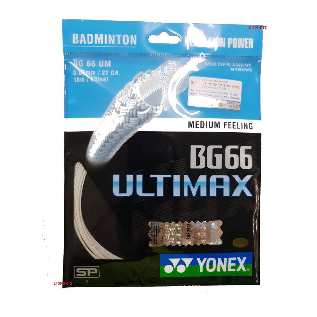 POMl YONEX BG66 ULTIMAX STRING (ORIGINAL SUNRISE SPORTS) - 1w3rh0mcqp ...