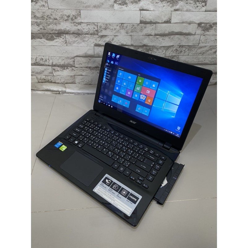 Acer Aspire E5-471G-3718 core i3 gen 4 การ์ดจอแยก 2 GB จอ 14 นิ้ว โน๊ต ...