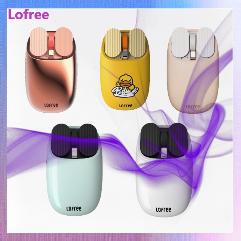 ☄LOFREE Bluetooth Wireless Mouse 2.4G/Bluetooth Dual Mode Connection ...