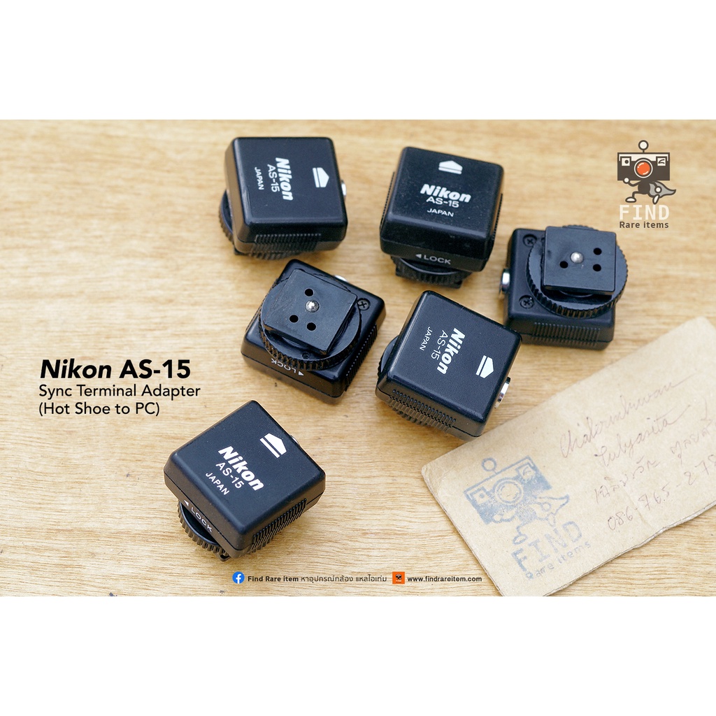Nikon AS-15 Sync Terminal Adapter อแดปเตอร์แฟลช Nikon AS-15 AS15 ของแท้ ...