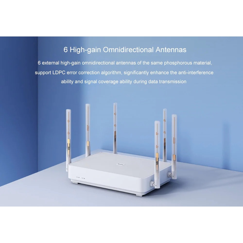 Xiaomi Redmi Router AX6 WiFi 6 6-Core 512M Memory Mesh Home IoT 6 ...