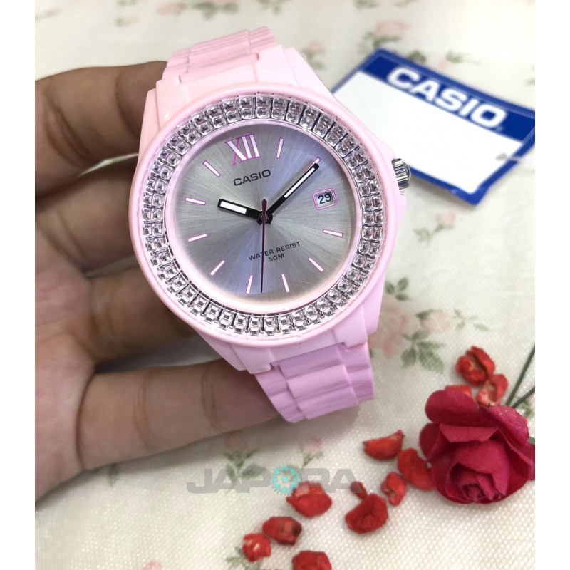 แท้ 100 % Casio ชมพู สุดฮิต LX-500H LX-500H-4E Series ประกัน 1 ปี ...