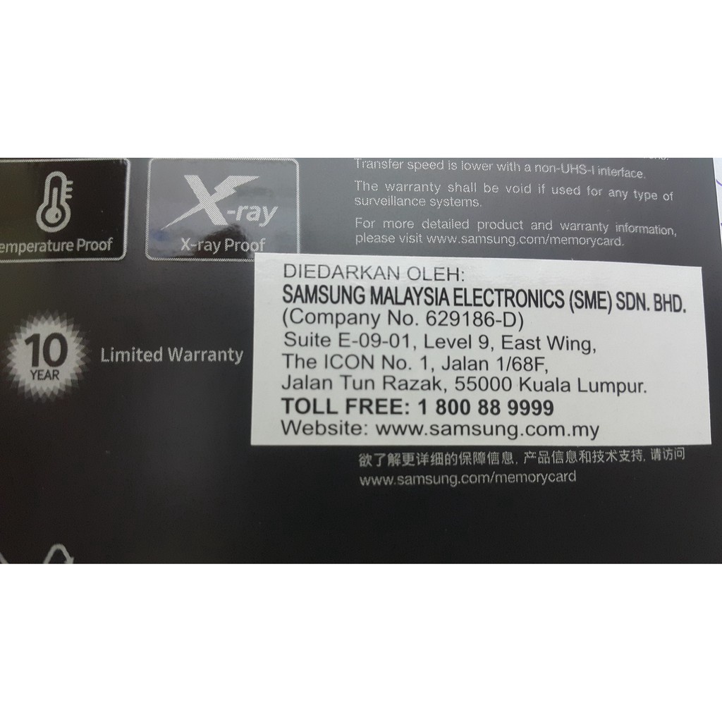 Samsung Micro SDHC Evo PLUS UHS-I Card 64GB 100MBs Class 10 With SD ...