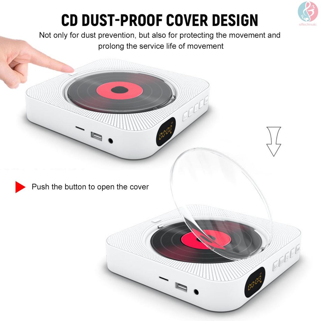 เครื่องเล่นซีดี Cd-Runner Cd Player ติดผนังพร้อมฝาครอบกันฝุ่น Led จอ ...