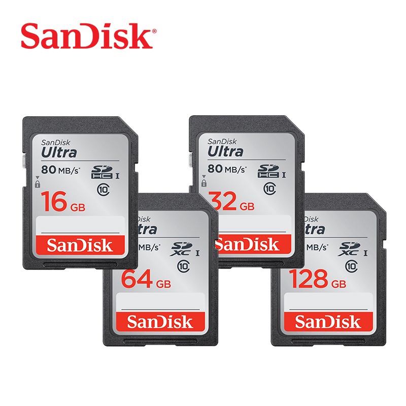 Memory Card 32GB SDHC 64GB 128GB SDXC C10 USH-I Flash Card for Digital ...