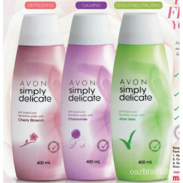 1bnZ Avon Simply Delicate 200ml/400m feminine hygiene wash - oazbra898w ...