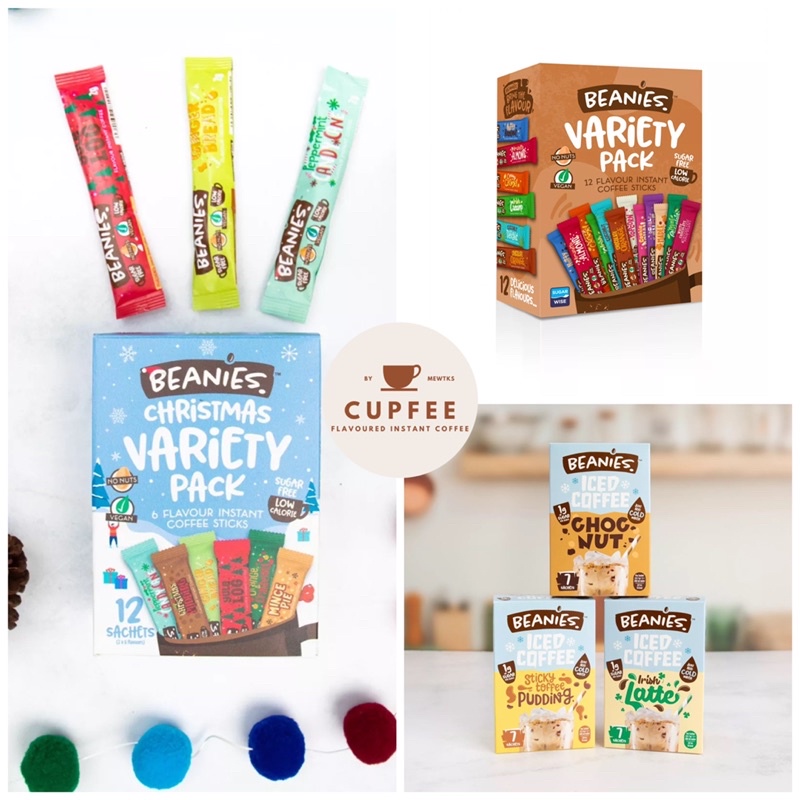 (พร้อมส่ง เข้าใหม่ หมดอายุ 2023-2024) กาแฟหอมๆ Beanies Flavour Instant ...