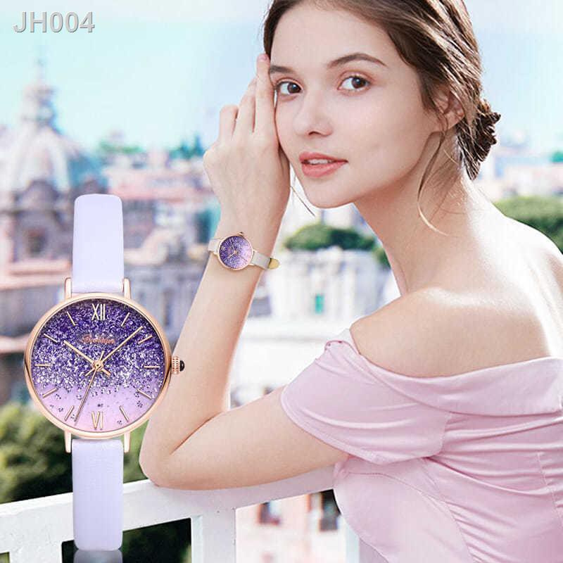 2020 New Purple Fairy Starry Watch) Lady Douyin Net Red Time To Simple ...