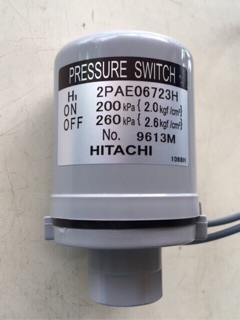 Pressure Switch ปั๊มน้ำ Hitachi ขนาดแรงดัน 1.4 - 1.8 / 1.6 - 2.2 / 2.0 ...