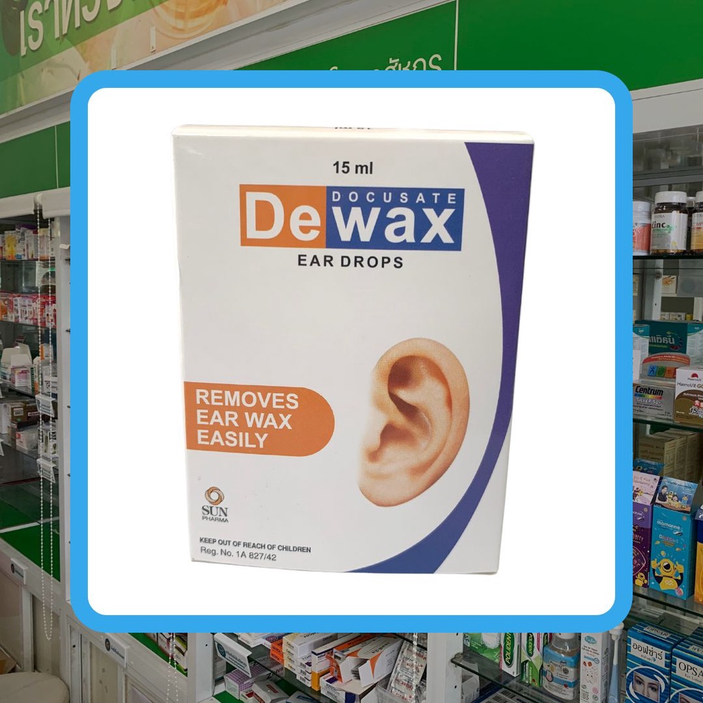 Dewax Ear Drops ล้างหู ละลายขี้หู ทำความสะอาดหู 15 Ml Ourstore99 Thaipick