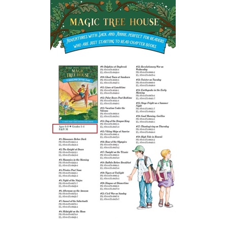 The Magic Tree House Season 1 Chapter Books Ages 7-10 - kidsbookcm ...