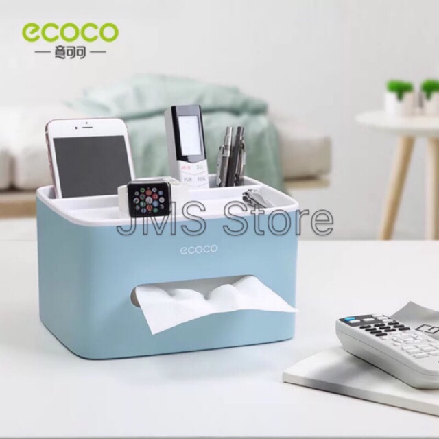 ecoco กล่องใส่ทิชชู่มัลติฟังก์ชั่น กล่องทิชชู่อเนกประสงค์ E1602 ...