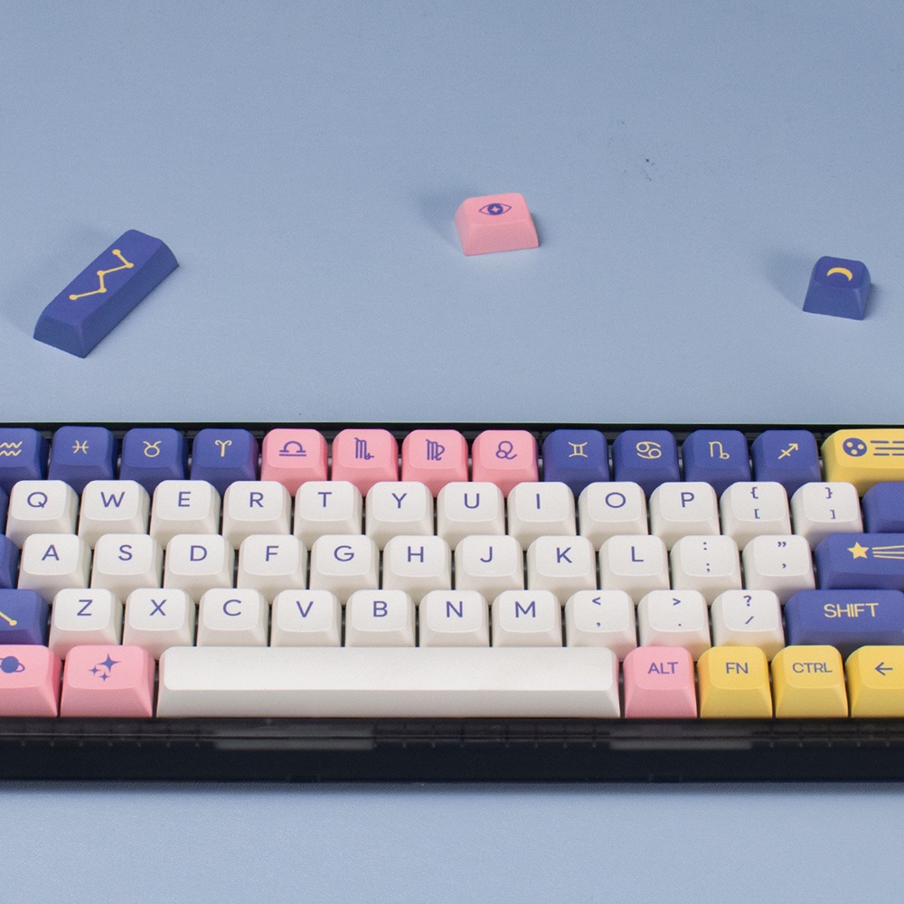 Astrology Purple Constellation Keycaps PBT Dye Sublimation 138 Keys XDA ...