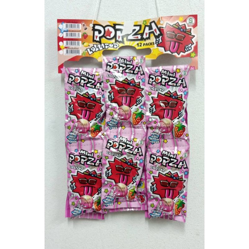 ลูกอมยิ้มกลิ่นสตรอเบอร์รี่POPZA(ป๊อปซ่า)12ชิ้น | Shopee Thailand