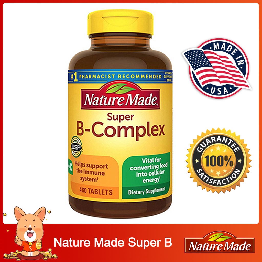 (Exp.052023)Nature Made Super B-Complex 460 Tablets - jojo.storee ...