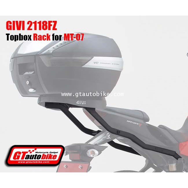 2118FZ Top Case Rack Yamaha MT-07 | Shopee Thailand