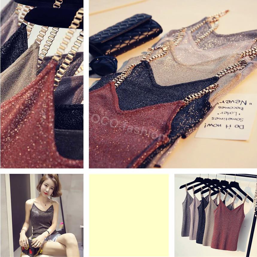 COCOสไตล์เกาหลี เสื้อกั๊ก เสื้อผ้าแฟชั่น ที่เป็นประกาย - 9009bagus6 ...