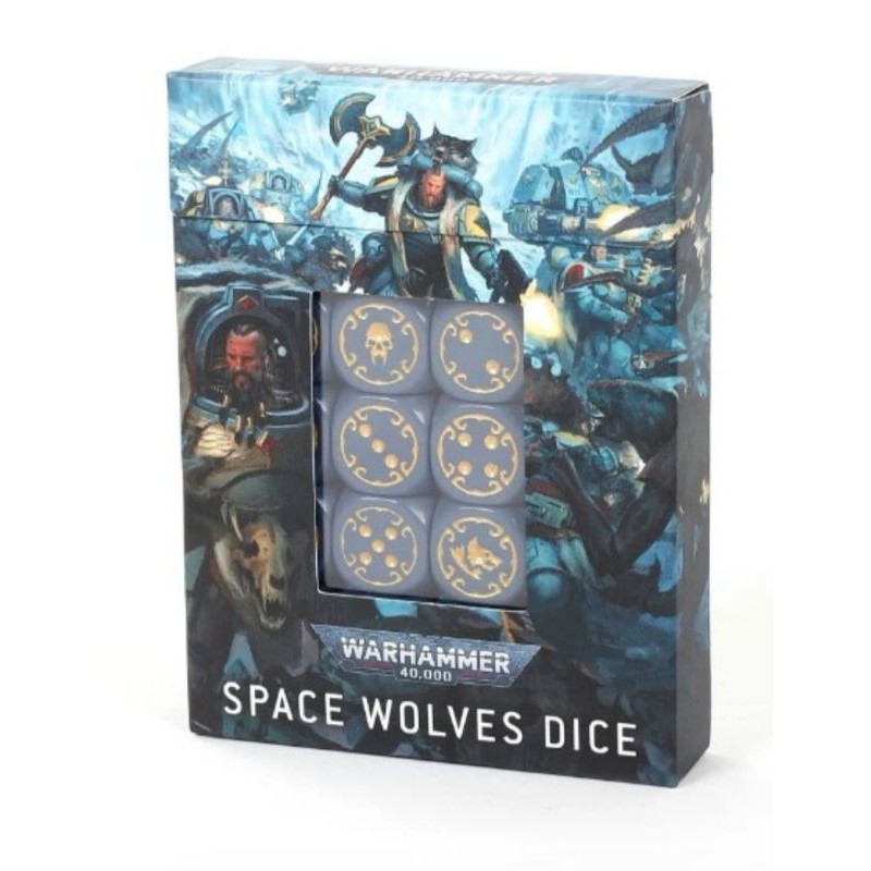 Warhammer 40k space Wolves Dice - nitipongkongsawat - ThaiPick