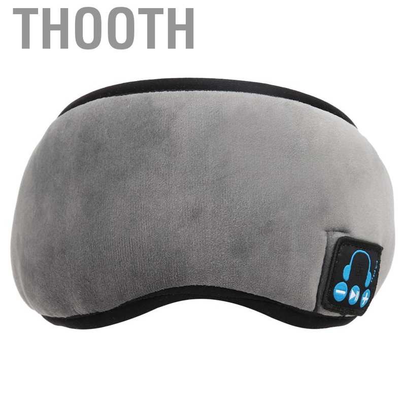 Thooth Sleep Headphones Bluetooth Eye Mask washable music band for ...