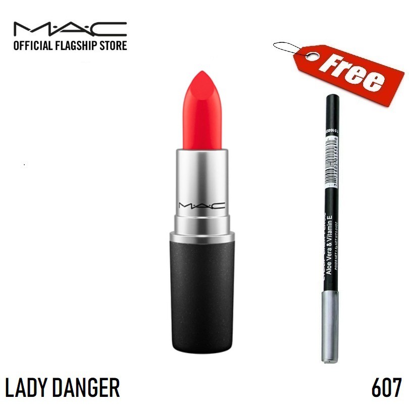 MAC - Matte Lipstick 3g (602 Chili/603 Diva/607 Lady Danger/612 Russian ...