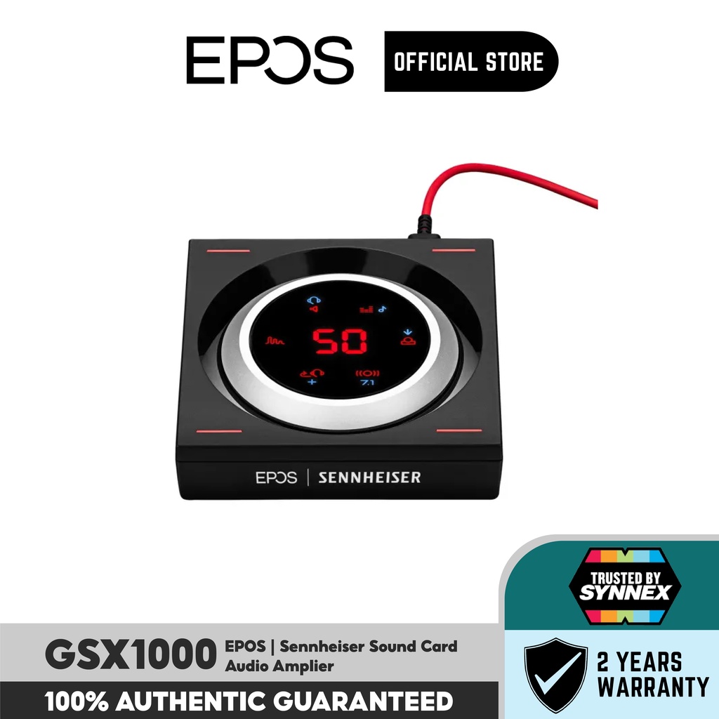 EPOS Sennheiser Sound Card GSX 1000 Audio Amplier (GSX 1000) - epos ...