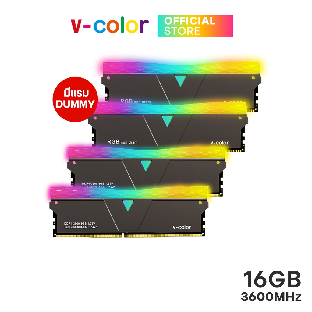 v-color Prism Pro RGB 4600MHz 32GB (16GBx2) DDR4 Bus 4600MHz Golden ...