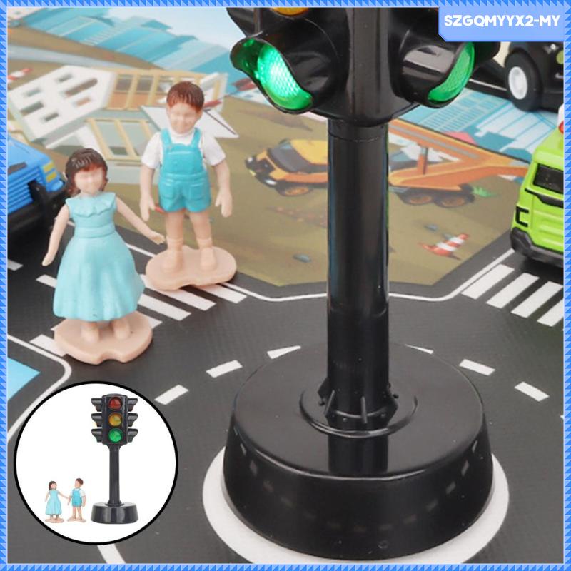 BeeBox Mini Crosswalk Road Sign Electric Traffic Light w Sound Light ...