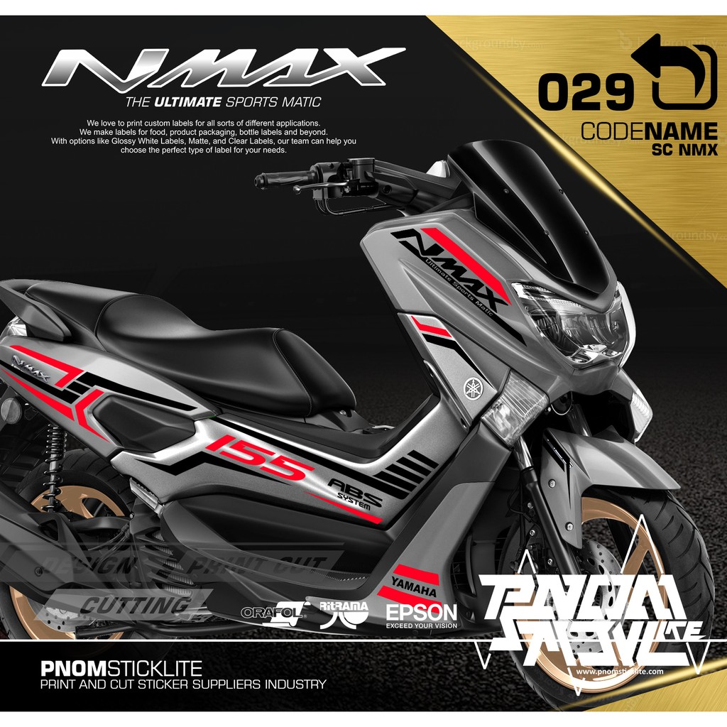 à¸ªà¸•à¸´à¸ à¹€à¸ à¸­à¸£à¹Œà¸ªà¹ à¸²à¸«à¸£à¸±à¸šà¸•à¸ à¹ à¸•à¹ˆà¸‡ Striping Nmax Sc Nmx P029 ...
