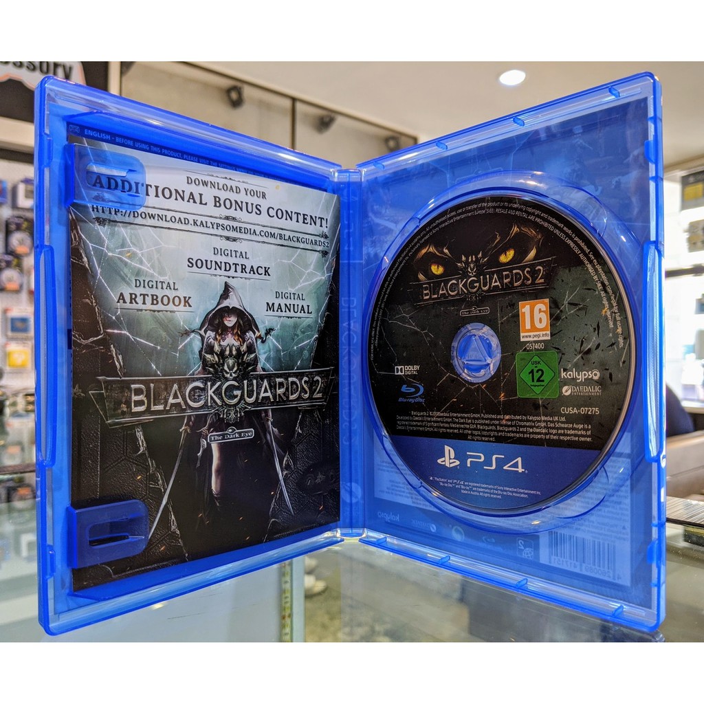 (ภาษาอังกฤษ) มือ2 BlackGuards 2 Limited Day One Edition แผ่นกม PS4 แผ่น ...