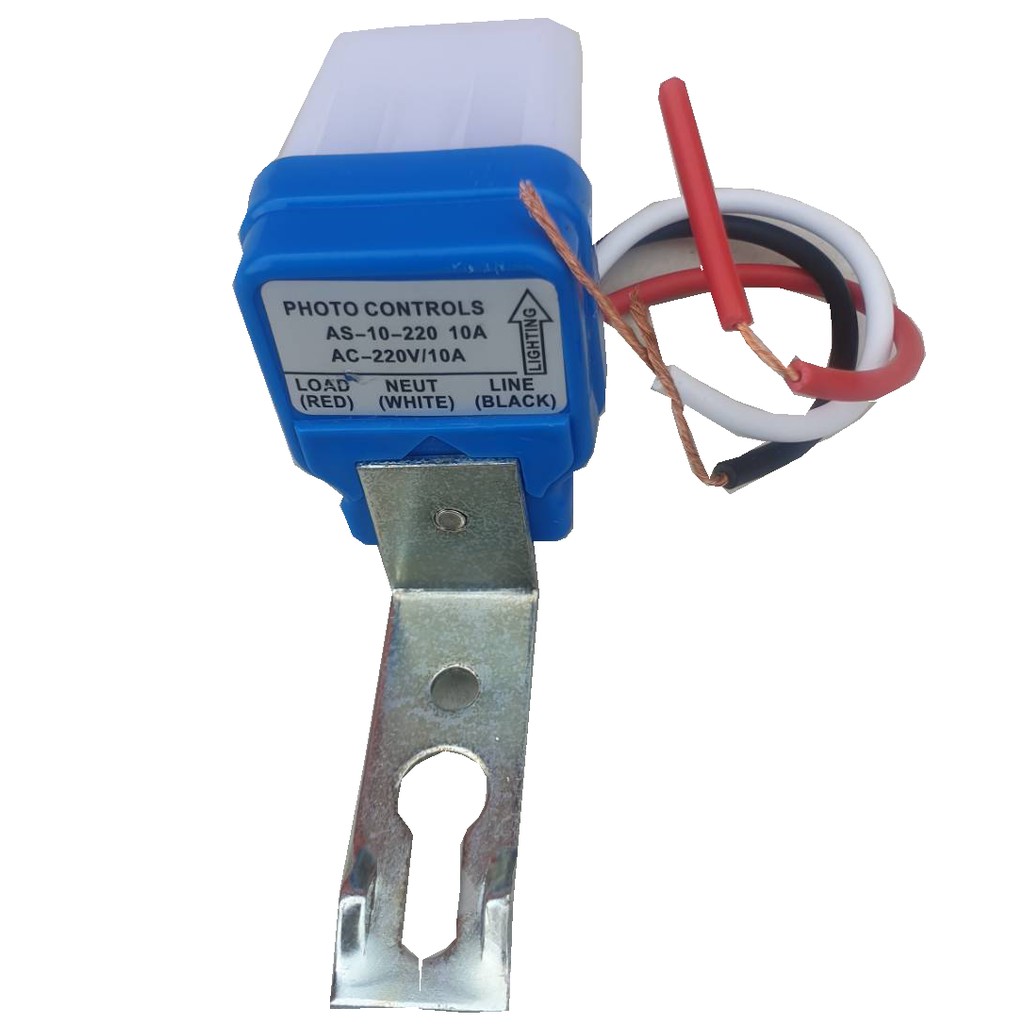 สวิทช์แสงแดด Photo Switch เปิด-ปิดอัตโนมัติ 10A Photo Controls | Shopee ...