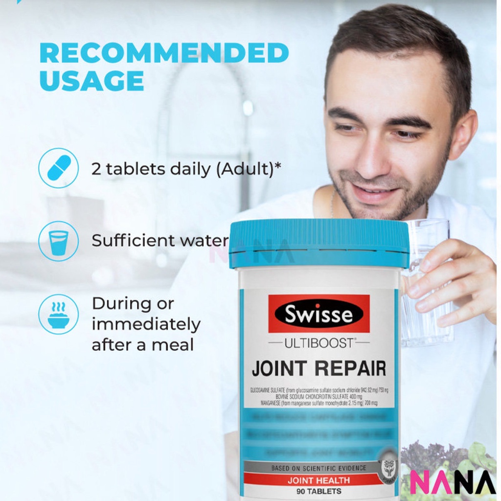Swisse Ultiboost Joint Repair 90 Tablets (EXP10 2025) - nanamall.th - ThaiPick