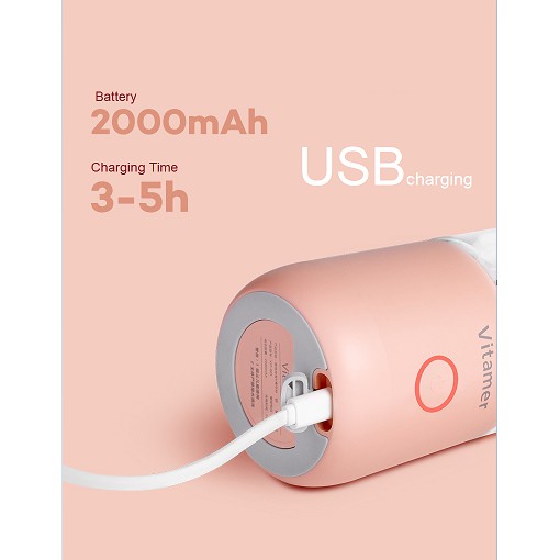 VITAMER Official รุ่น VIT-005 แก้วปั่นพกพา รุ่นใหม่ล่าสุด ขนาด 350ml ...
