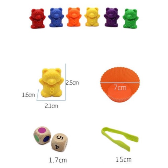 พร้อมส่งRainbow Sorting Bears ของเล่นเสริมพัฒนาการ ที่ฮิตที่สุดใน ...