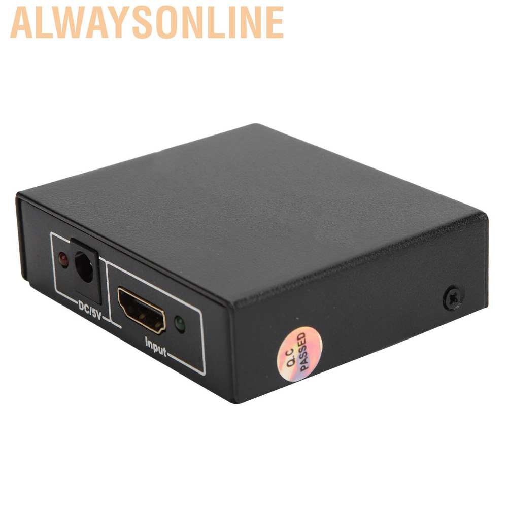 Alwaysonline High Definition Multimedia Interface Splitter 2.0 4K 60Hz ...