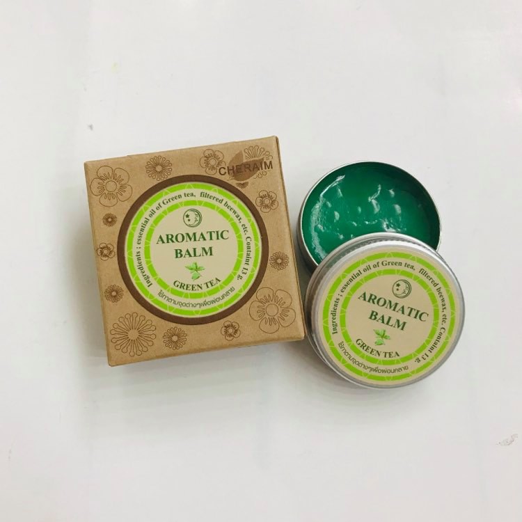 AROMATIC BALM GREEN TEA อโรม่า บาล์ม ชาเขียว - aounsung - ThaiPick