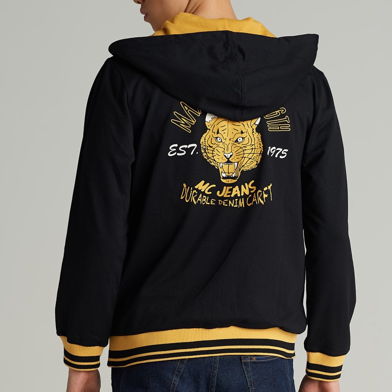 Mc Jeans เสื้อกันหนาว มีฮู้ด สีดำ MJHP088 - mc_jeans_officialstore ...