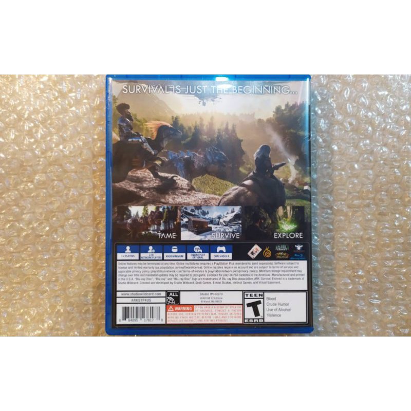 ARK SURVIVAL EVOLVED ภาษาอังกฤษ มือสอง PS4 ENGLISH PLAYSTATION 4 ...