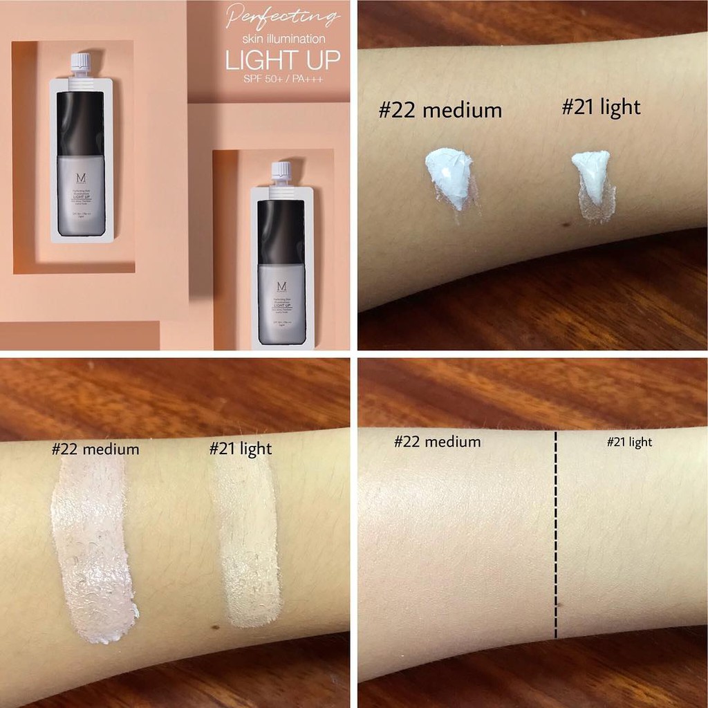 Merrezca Perfecting Skin Illumination Light Up SPF 50 PA แบบซอง ( 5 ml ...