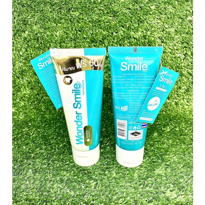 ยาสีฟัน Wonder Smile Toothpaste วอนเดอร์ สไมล์ ทูธพาส 80 กรัมว - dental.care88 - ThaiPick
