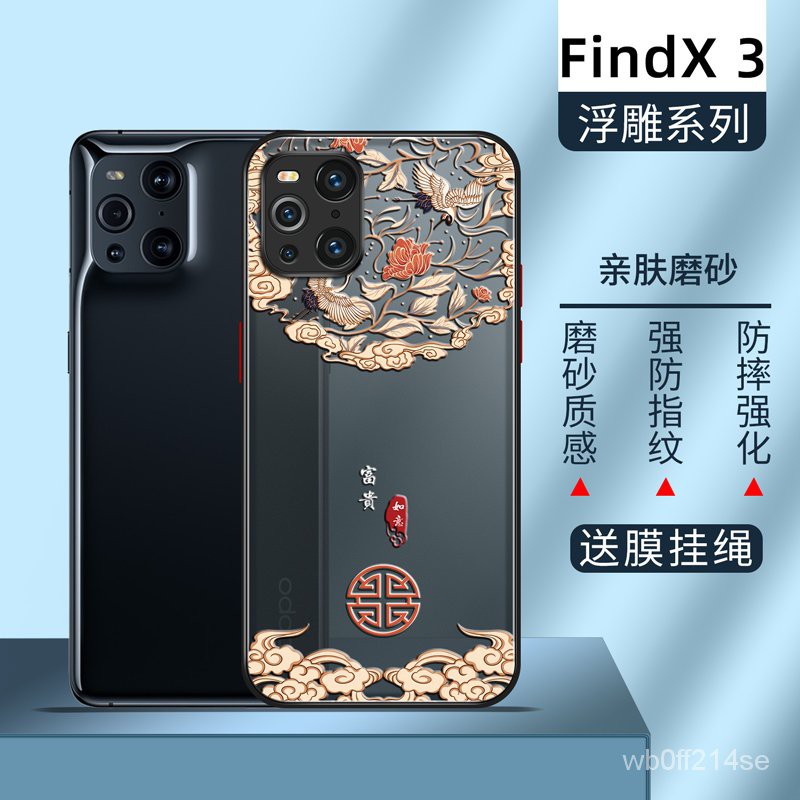 OPPO findx3proเคสโทรศัพท์มือถือบุคลิกภาพความคิดสร้างสรรค์สไตล์จีนนูน ...
