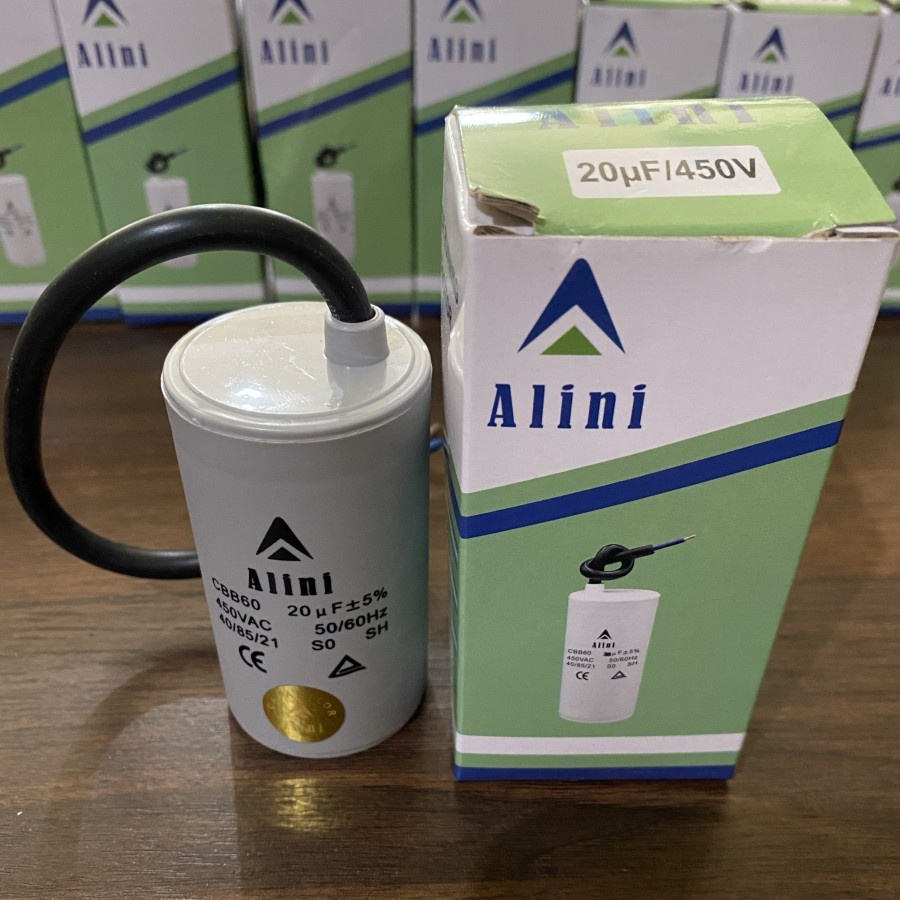 ตัวเก็บประจุปั๊มน้ํา 20 uF microfarad ALINI - airconparts.store.th ...