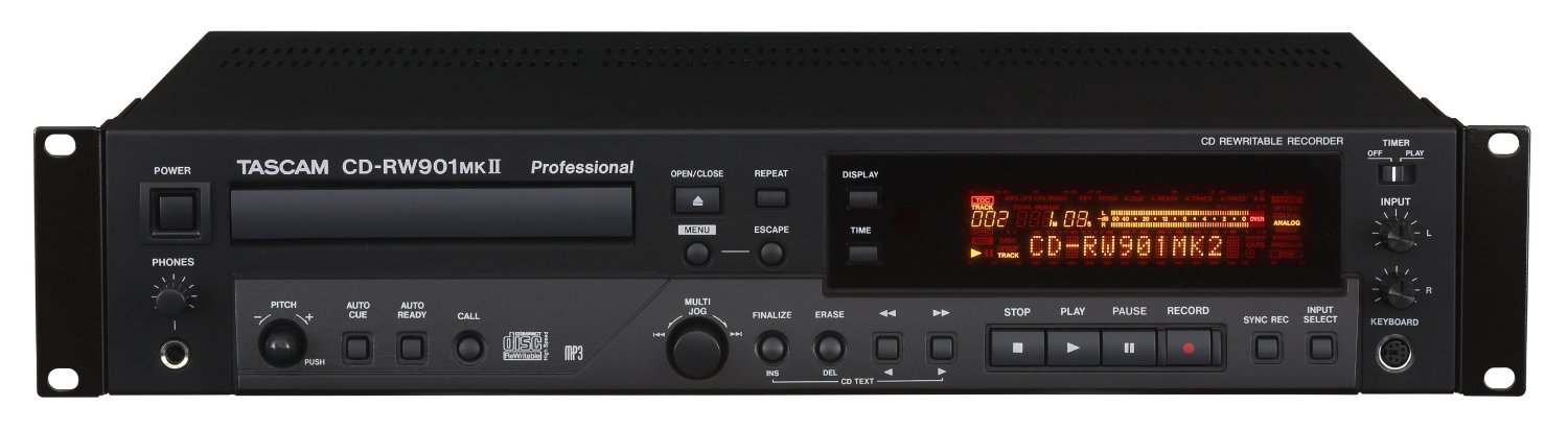 TASCAM CD-RW901MKII เวทีCDเครื่องบันทึก/ผู้เล่น ผู้เล่น เอาท์พุทปิงเฮ็ง ...