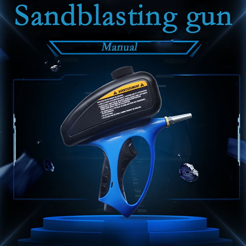 Manual Sandblasting Gun Easy Operated Pneumatic Sprayer Tool Practical ...