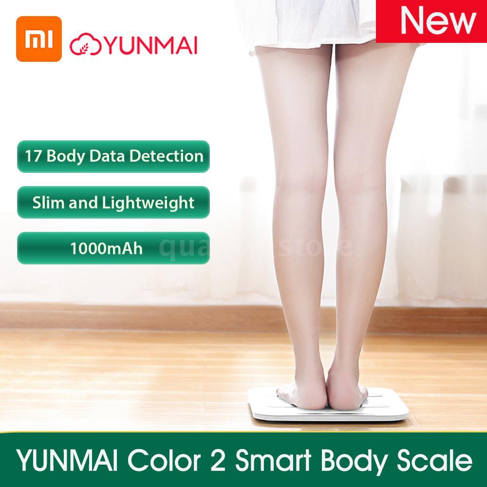 【ส่งฟรี】Xiaomi YUNMAI Color 2 Body Smart Scale BT Fat Scale LED Display ...