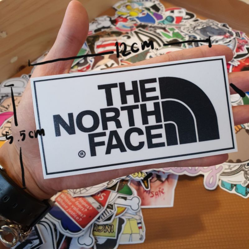 Sticker The North Face waterproof สติ๊กเกอร์กันน้ำ camping outdoor️ ...