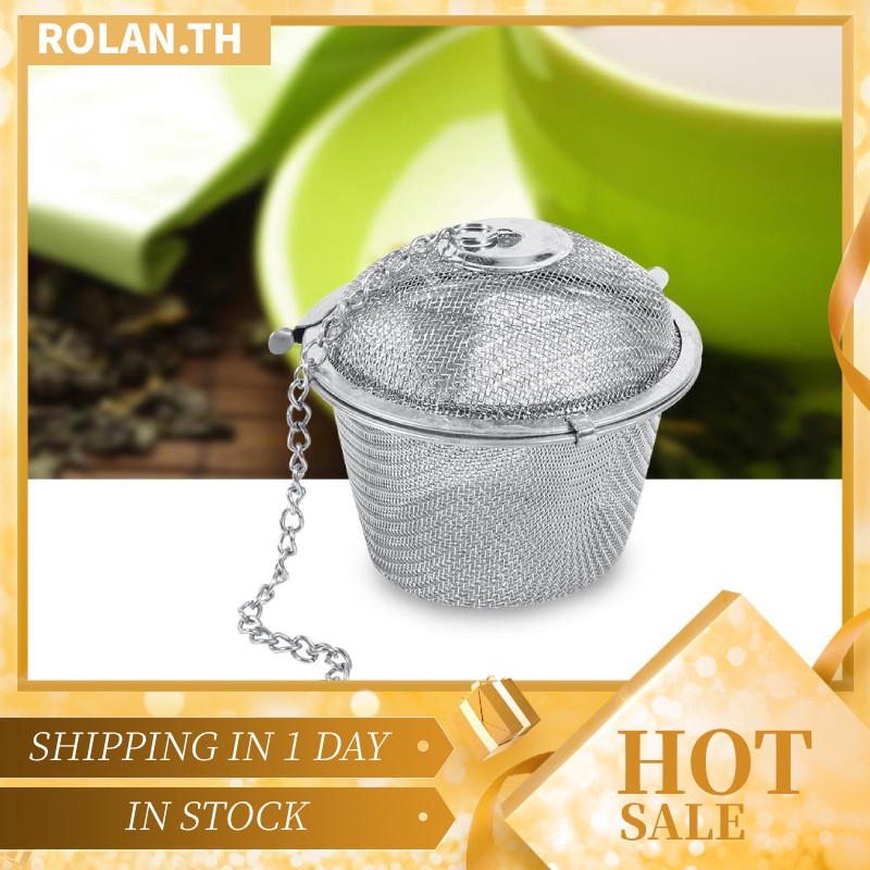 L Tea Infuser Stainless Steel Sphere Mesh Tea Strainer Coffee Herb ...