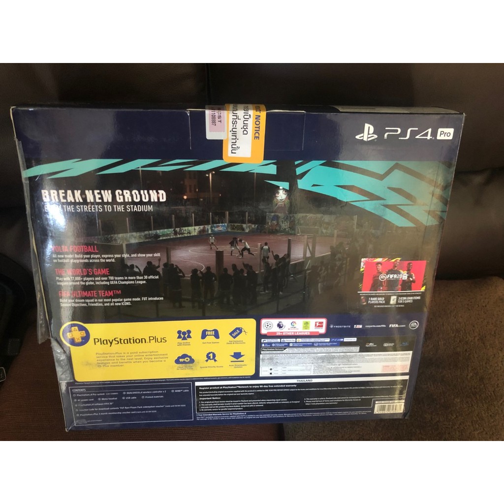 SONY PS4 Pro FIFA 20 Bundle Pack (1TB) รุ่น PLAS-10443SA ดำ 2จอย ผ่อน ...
